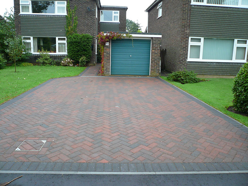 Flat Driveway Cinder Blocks